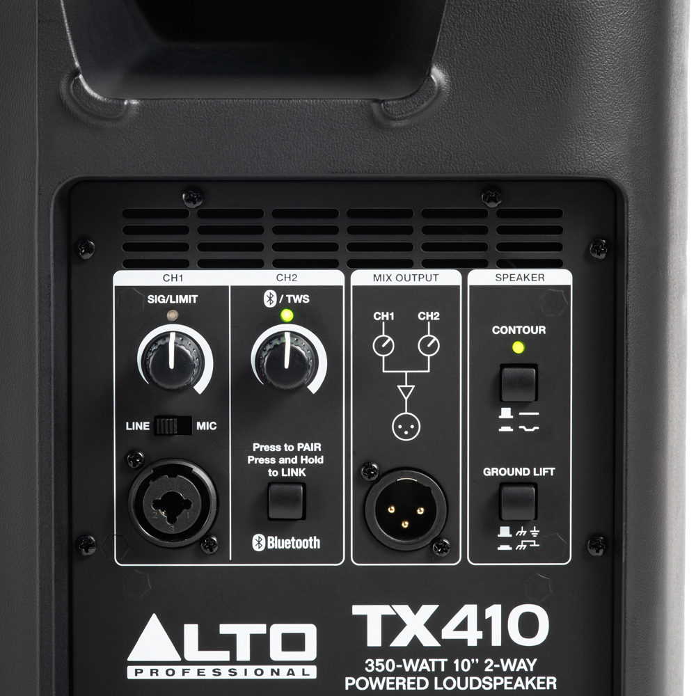 Alto TX410 With Stands & Leads - The Disc DJ Store